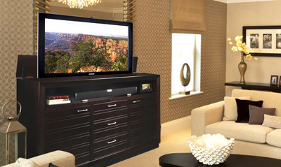 Ideas for Built in or Hidden TV Lfit Cabinets