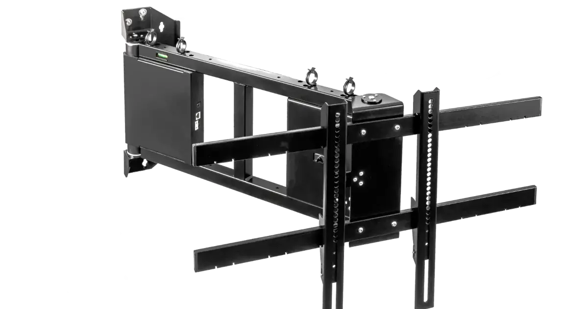 90° Swing Mount with 130° swivel - up to 75" 35kg TVs